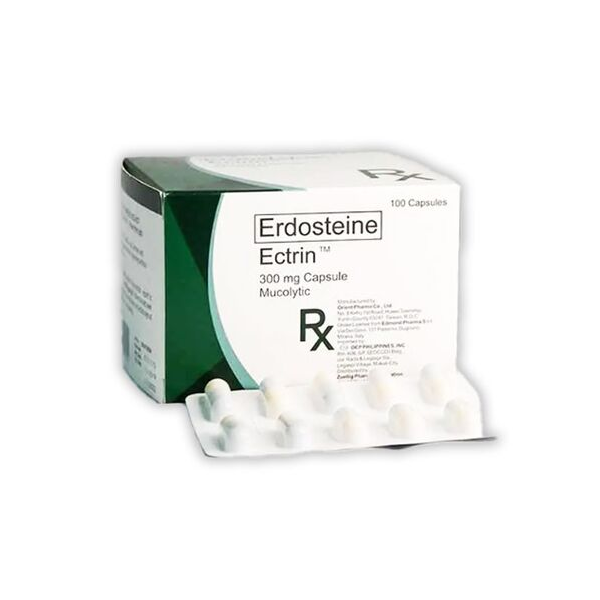 ECTRIN Erdosteine 300mg Capsule 1's price in the Philippines | MedsGo ...